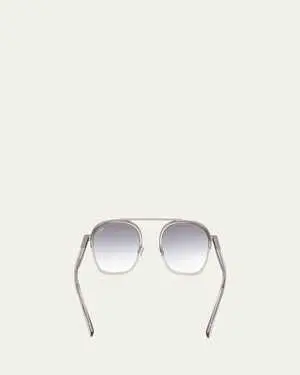 Zegna Orizzonte I Geometric Sunglasses