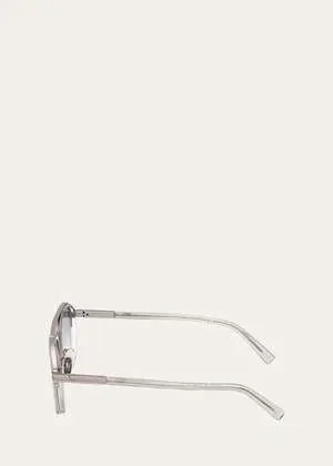 Zegna Orizzonte I Geometric Sunglasses