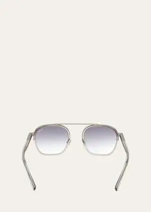 Zegna Orizzonte I Geometric Sunglasses