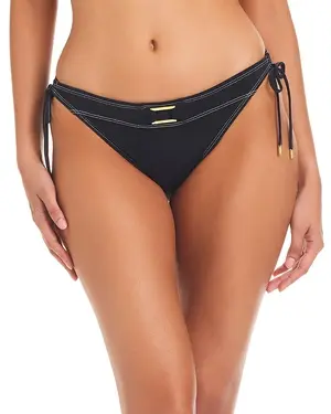 Bleu Rod Beattie Side Tie Hipster Bikini Bottom - Black