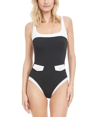 GOTTEX High Class Square Neck One-piece Swimsuit