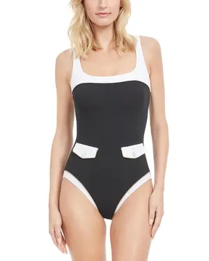 GOTTEX High Class Square Neck One-piece Swimsuit