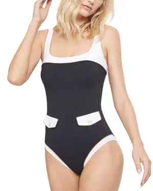 GOTTEX High Class Square Neck One-piece Swimsuit