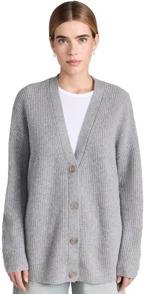 Jenni Kayne Cashmere Cocoon Cardigan - Heather Grey