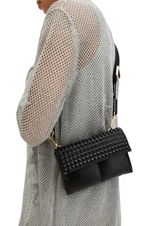 ALLSAINTS Ezra Stud Leather Crossbody Bag