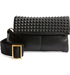 ALLSAINTS Ezra Stud Leather Crossbody Bag
