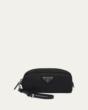 Prada Re-nylon Travel Pouch Bag - Nero
