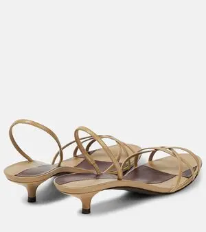 THE ROW Harlow 35 Leather Slingback Sandals
