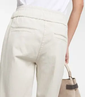 Brunello Cucinelli High-rise Wide-leg Jeans