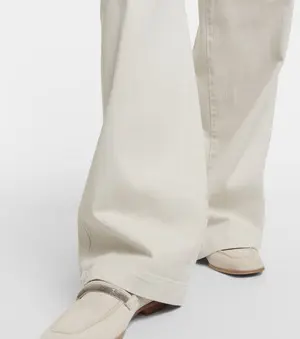 Brunello Cucinelli High-rise Wide-leg Jeans
