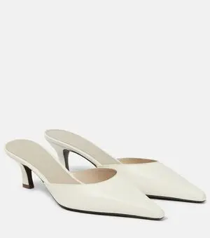 THE ROW Cybil Leather Mules