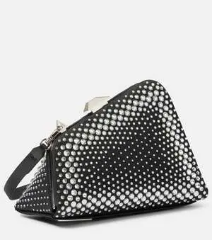 Attico Midnight Mini Embellished Clutch - Black
