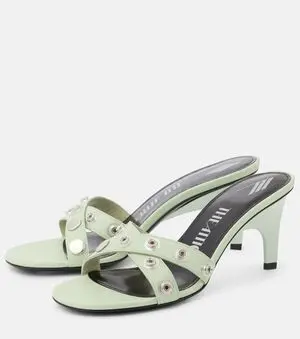 Attico Cosmo Leather Sandals