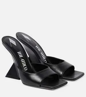 Attico Cheope Leather Mules