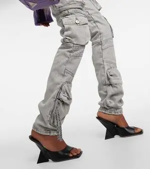 Attico Cheope Leather Mules