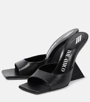 Attico Cheope Leather Mules