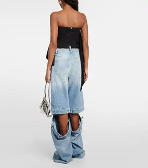 Attico Embellished Off-the-shoulder Top