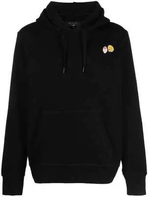 Rag & Bone Apple Drawstring Cotton Hoodie