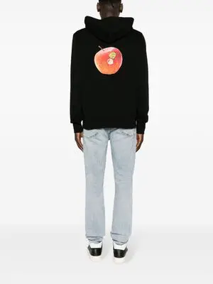 Rag & Bone Apple Drawstring Cotton Hoodie