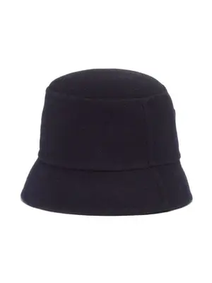 Prada Velour Bucket Hat - Blue