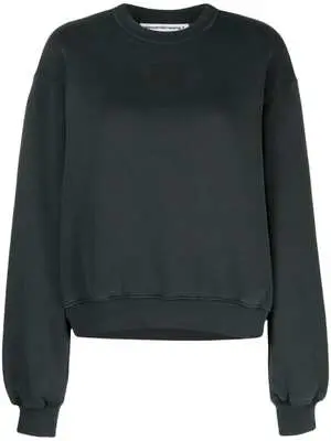 Alexander Wang Logo-embossed Sweatshirt - Grey