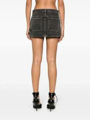 Helmut Lang Carpenter Denim Mini Skirt