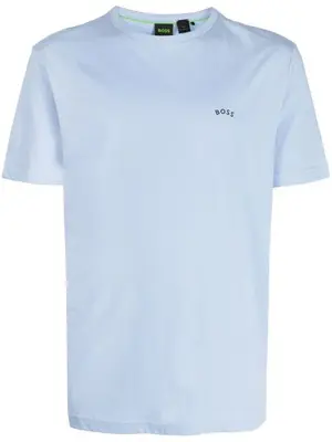 BOSS Logo-appliqué Cotton T-shirt
