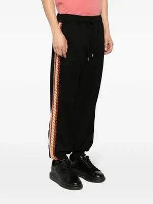 LANVIN Side Curb Cotton Track Pants