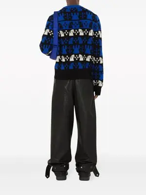 Burberry Chess Intarsia Wool-blend Jumper