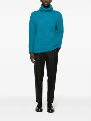 Zegna Felted Tapered-leg Trousers