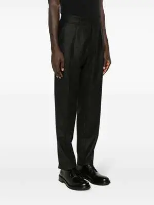 Zegna Felted Tapered-leg Trousers