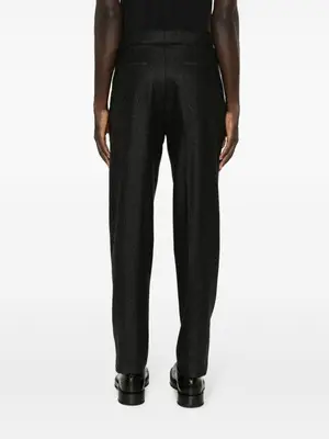 Zegna Felted Tapered-leg Trousers