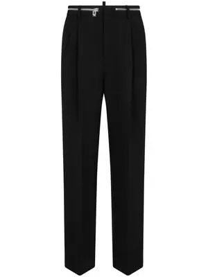 Dsquared2 Pleated Tailored Trousers - Black