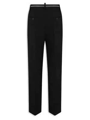Dsquared2 Pleated Tailored Trousers - Black
