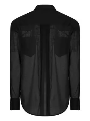 Dsquared2 Fringed Panelled Shirt