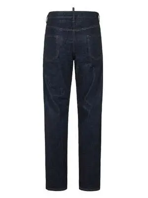 Dsquared2 Crystal-embellished Straight-leg Jeans