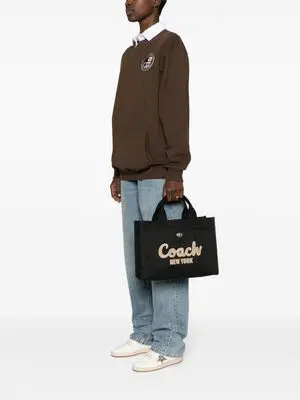 COACH Field Logo-appliqué Tote Bag - Black