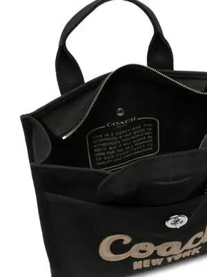 COACH Field Logo-appliqué Tote Bag - Black