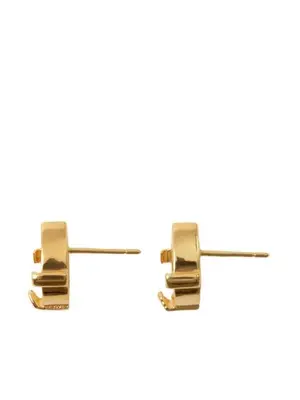 Burberry Shield Pendant Crystal-embellished Earrings