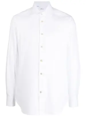 Kiton Long-sleeve Cotton Shirt