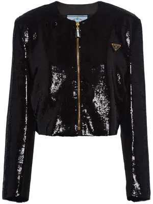 Prada Sequined Outerwear For Women