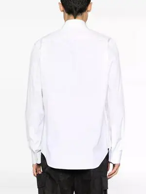Versace Barocco-motif Poplin Shirt