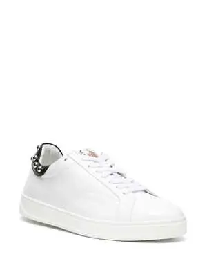 LANVIN Studded Leather Sneakers