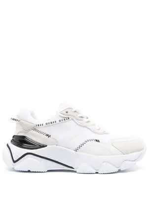 Guess Micola Lace-up Sneakers - White