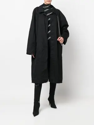 Balenciaga Raw-edge Trench Coat