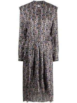 Isabel Marant Étoile Lokeya Floral-print Midi Dress