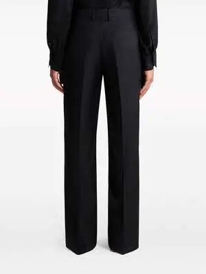 Etro Jacquard Straight-leg Trousers - Black