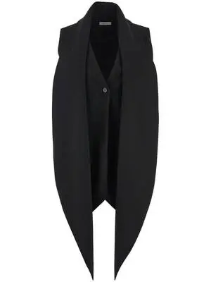 FERRAGAMO Sash-detail Waistcoat - Black