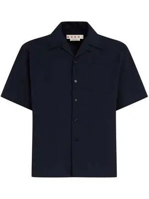 Marni Camp-collar Virgin Wool Shirt
