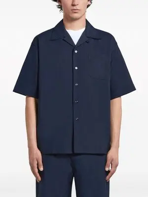 Marni Camp-collar Virgin Wool Shirt